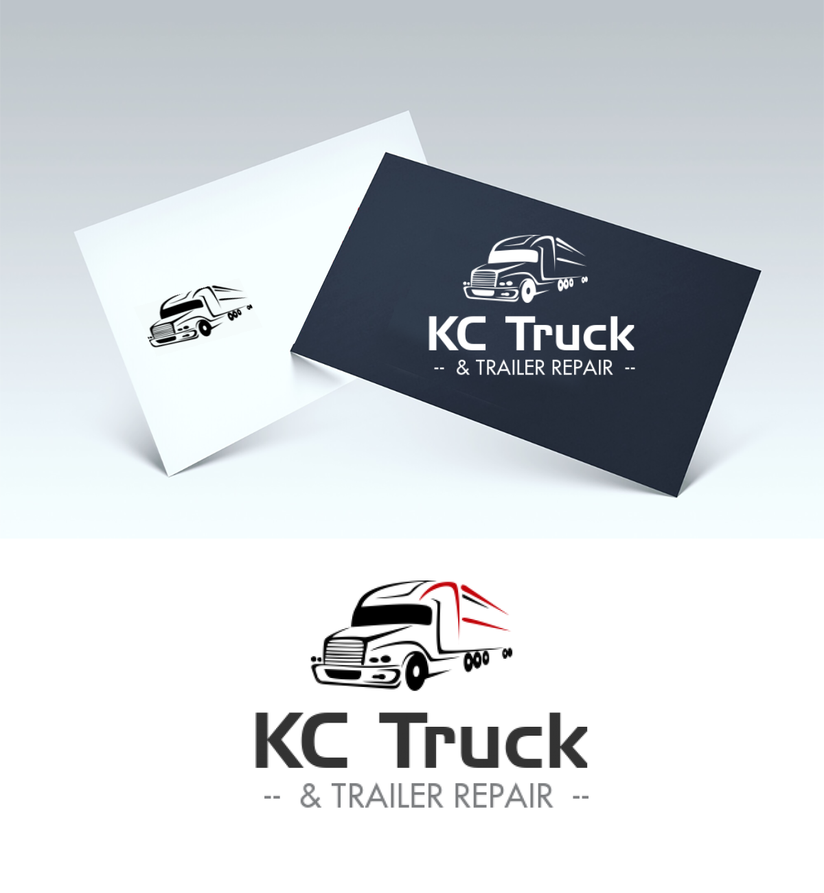 Logo Design for KC Truck & Trailer Repair by hargai | Design #23382362