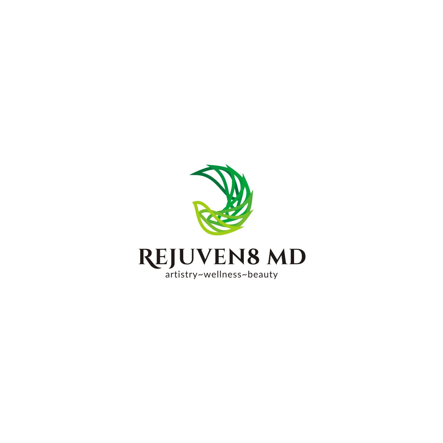 Logo Design for REJUVEN8 MD ~artistry~wellness~beauty by Sushma ...