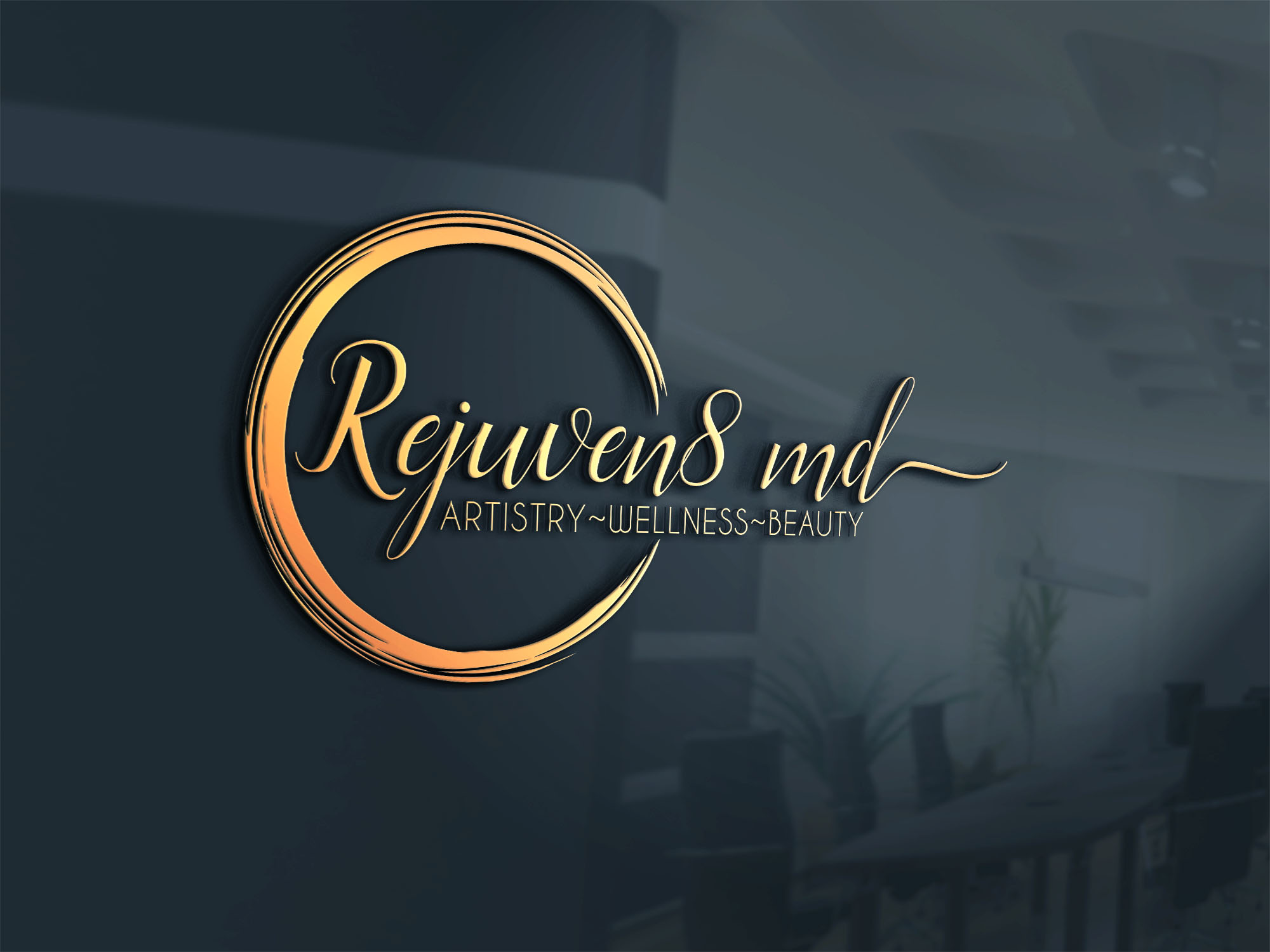 Logo Design for REJUVEN8 MD ~artistry~wellness~beauty by adnan001 2 ...