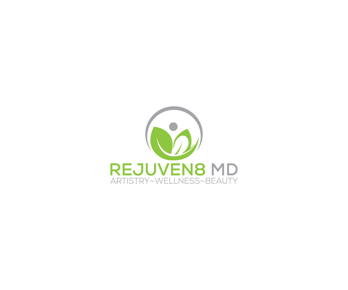 Logo Design for REJUVEN8 MD ~artistry~wellness~beauty by nm nur 2 ...