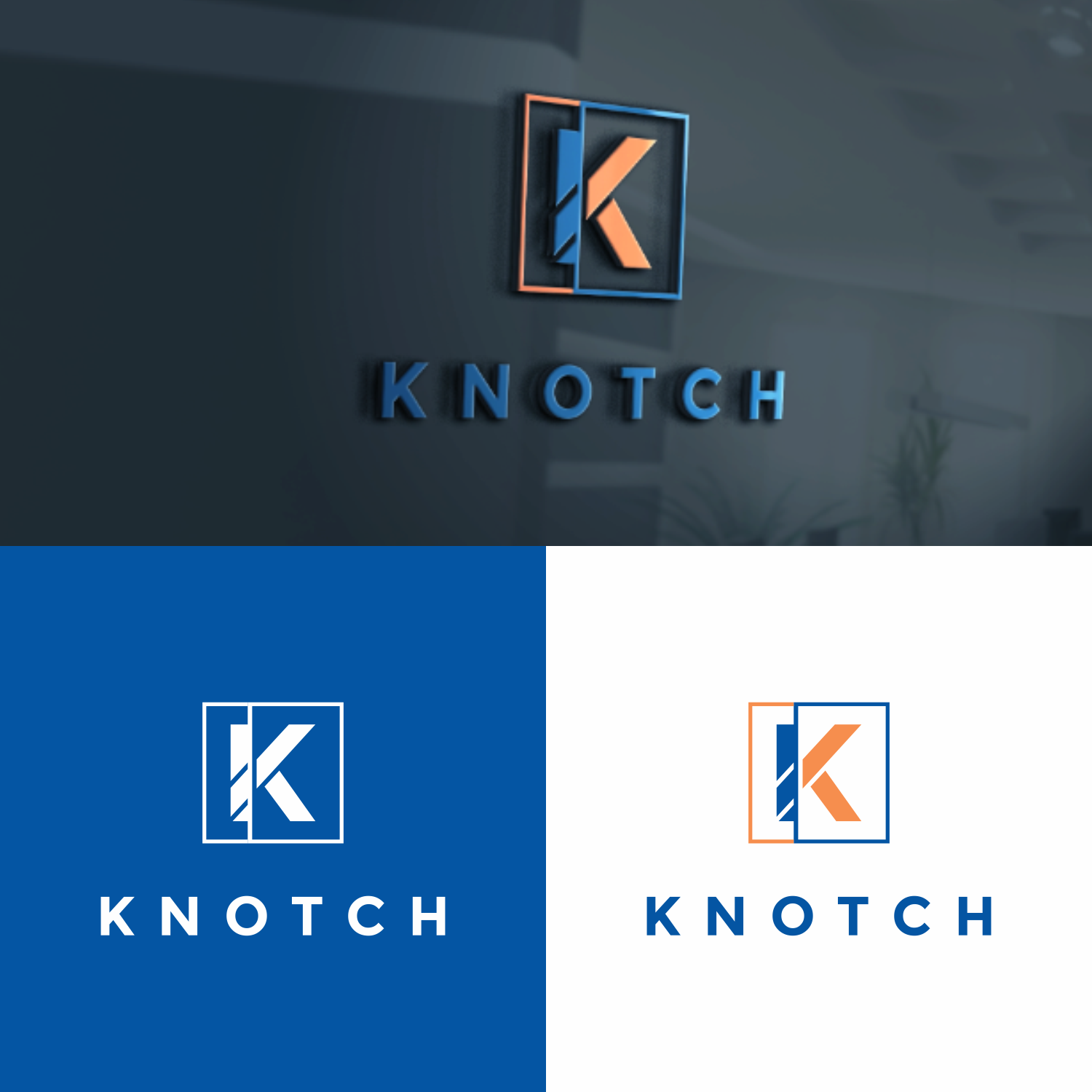 Bold, Serious Logo Design for Knotch by ZiangArt_Studio | Design #23381426