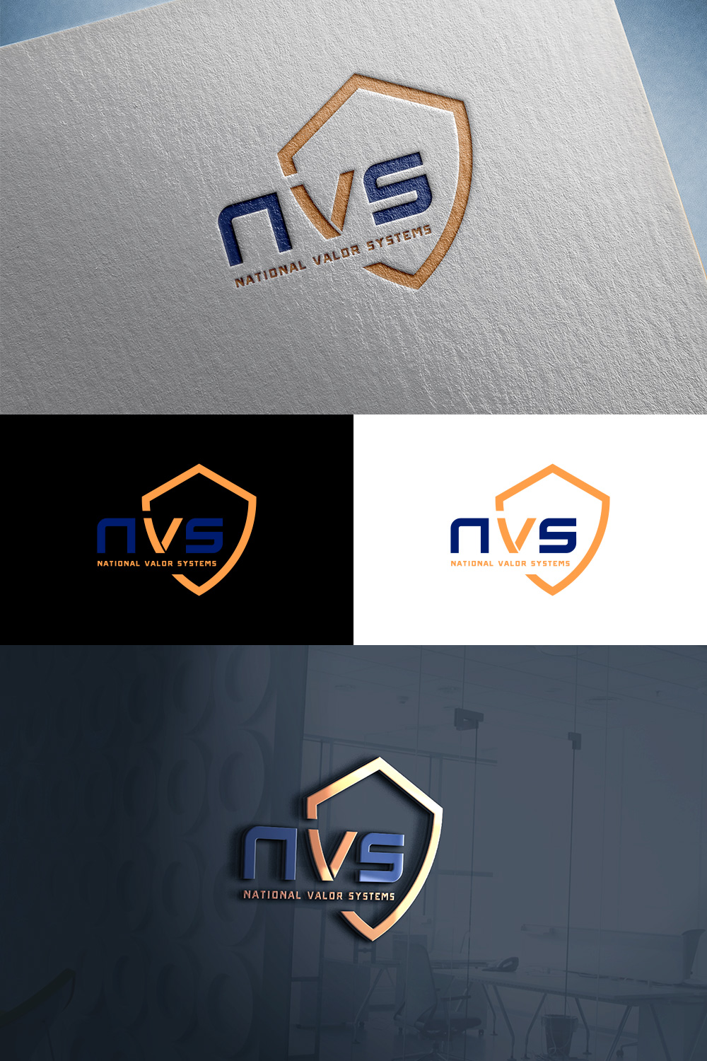 Bold, Serious, Military Logo Design for NVS (National Valor Systems) by ...