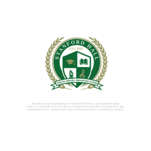 Stanford Hall School Crest | 32 Logo Designs for Established 1912 ...