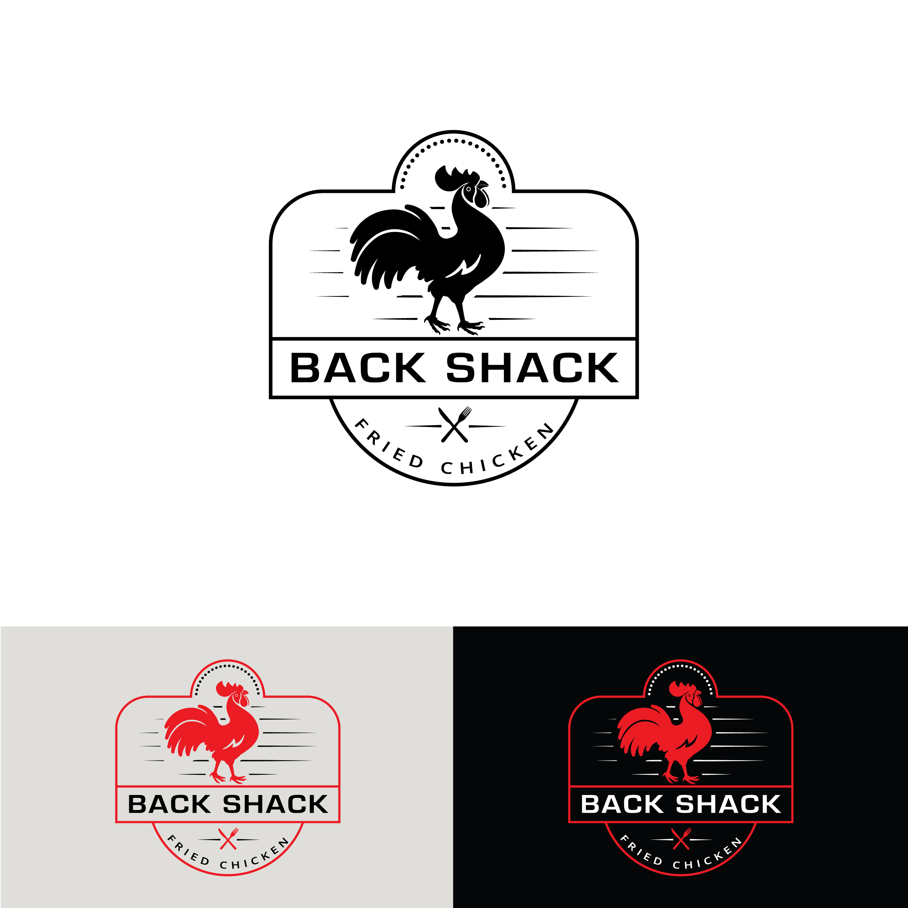 Elegant, Playful Logo Design for Back Shack Chicken by Graphics Farrukh ...