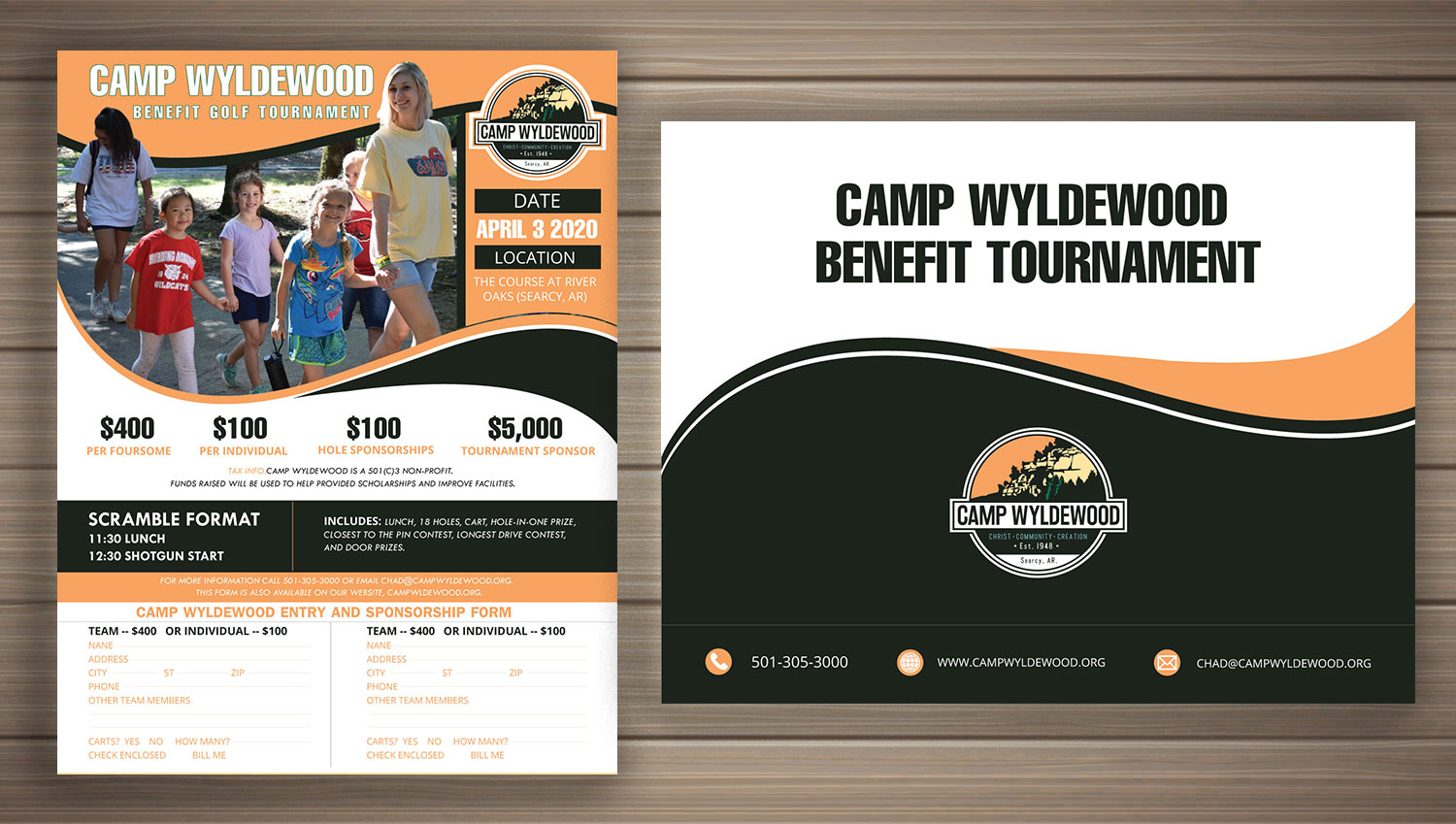 Bold, Serious, Recreation Flyer Design for Camp Wyldewood by ...