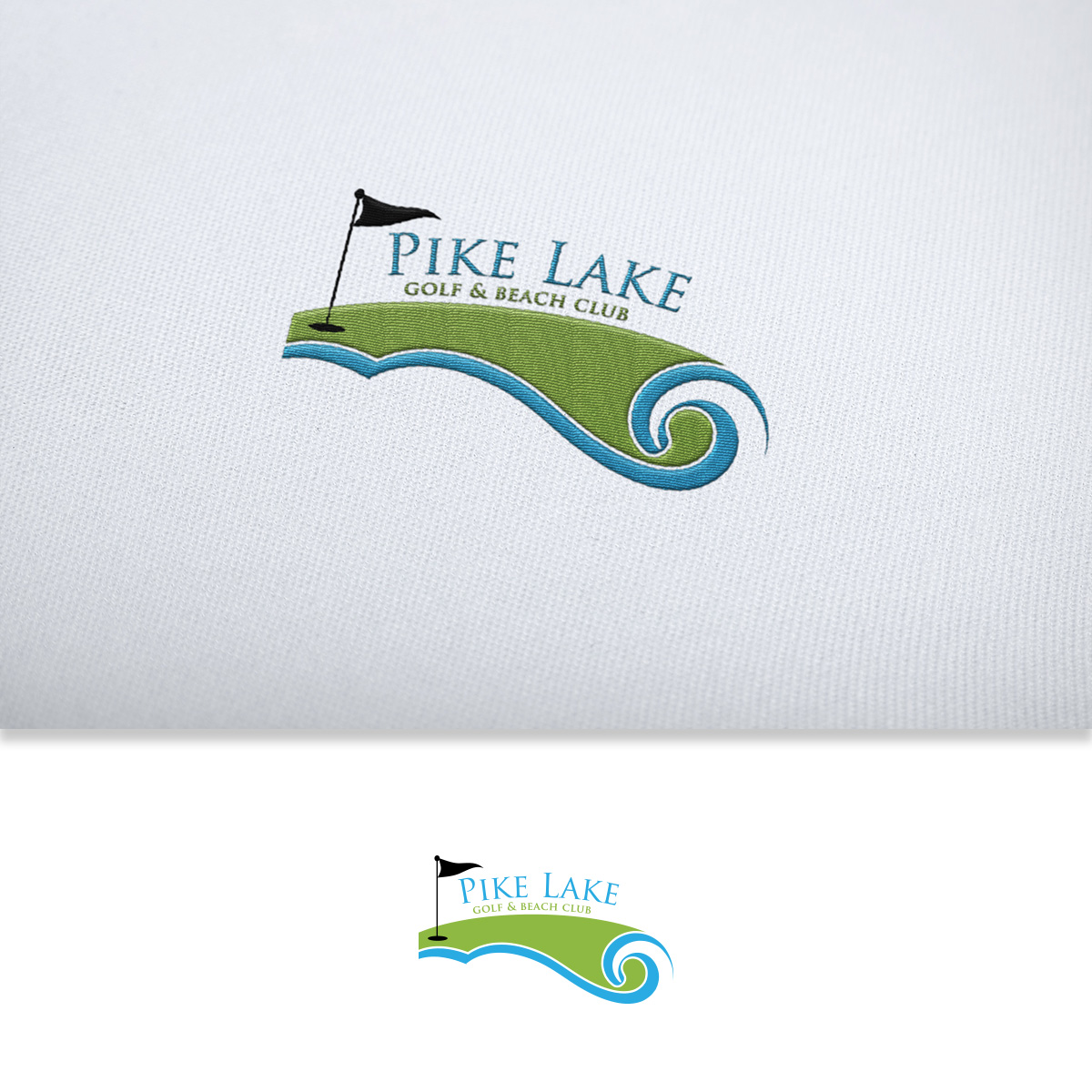 Elegant, Playful Logo Design for Pike Lake Golf & Beach Club by ...