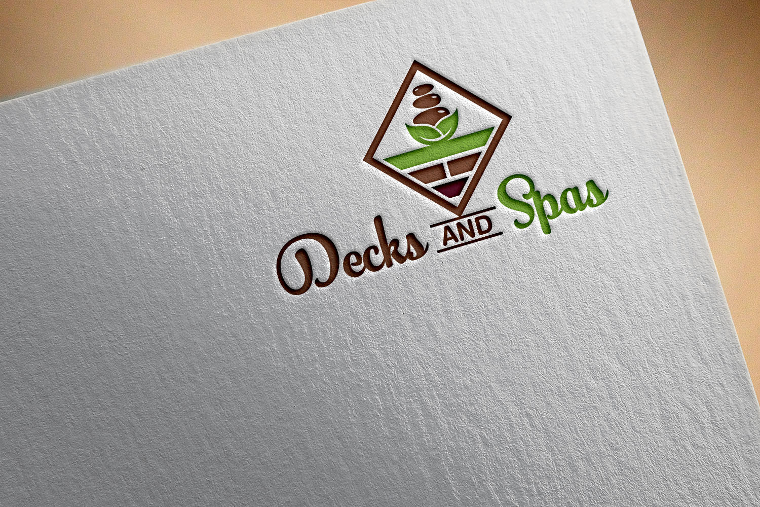 Logo Design for Decks and Spas by Ochieng | Design #23403070
