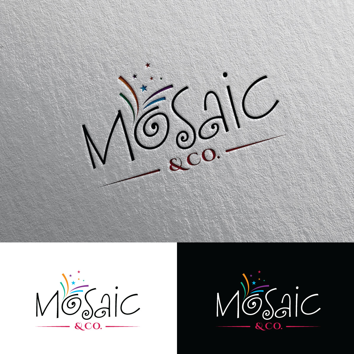 Modern, Upmarket Logo Design for Mosaic & Co. by Rii | Design #23407124