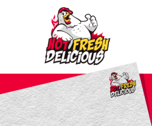 Elegant, Playful Logo Design for Hot Fresh Delicious by michellefrances ...