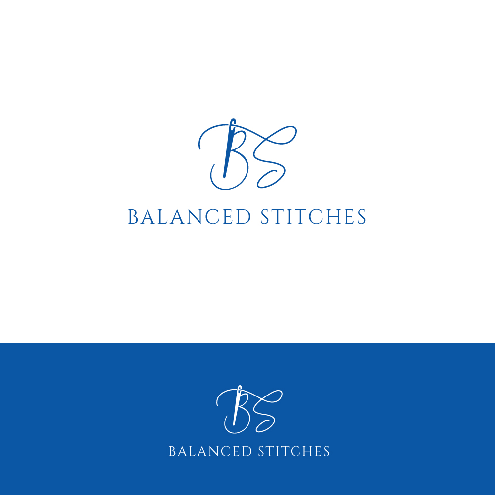 Serious, Professional, Embroidery Logo Design for Balanced Stitches ...