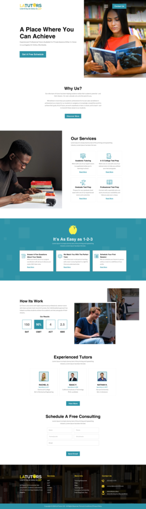 Tutoring Websites | 23 Custom Tutoring Web Designs