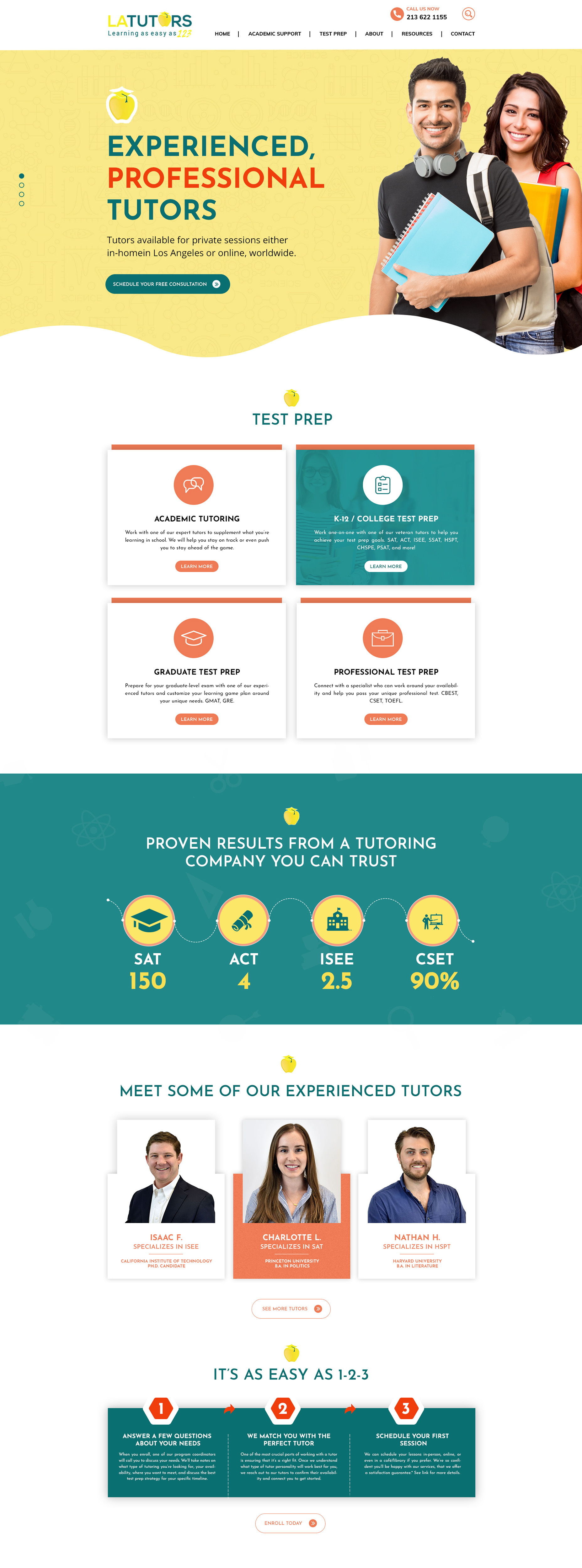 Elegant, Playful, Tutoring Web Design for a Company by SAI DESIGNS ...