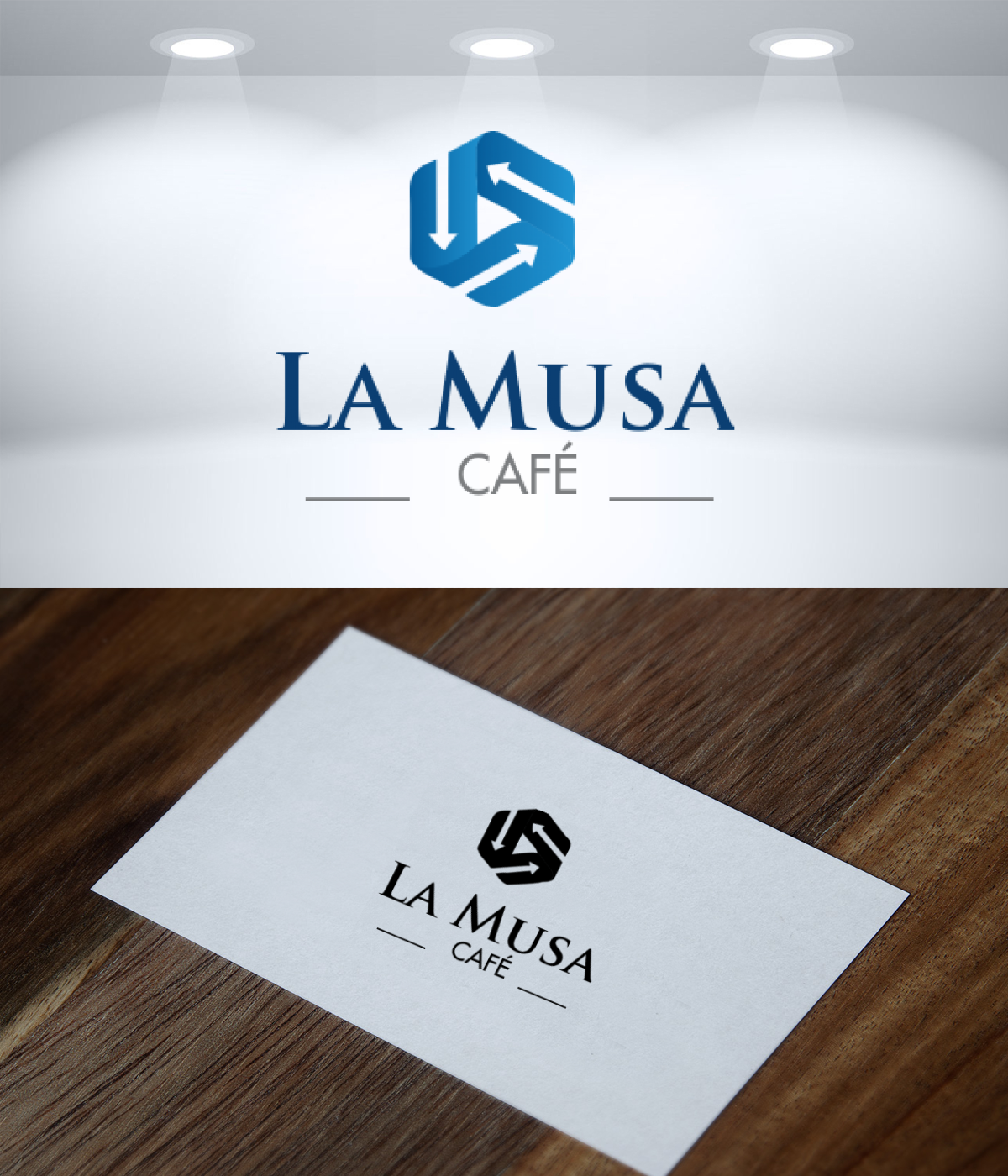 Modern, Professional Logo Design for La Musa Café - ideally in a text ...