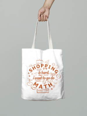 Math Bags or Totes | 25 Custom Math Bag and Tote Designs