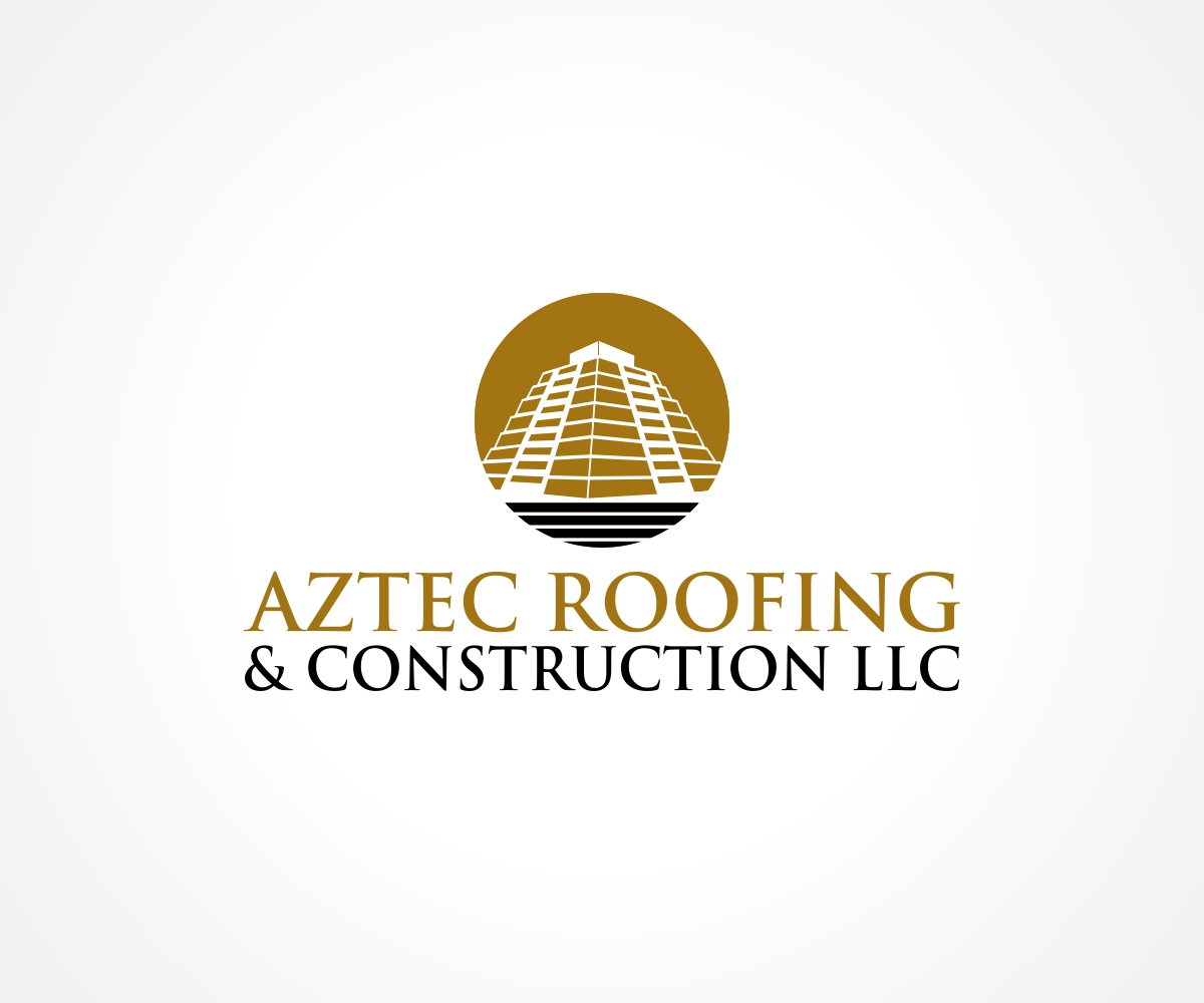 Elegant, Playful, Roofing Logo Design for AZTEC ROOFING & CONSTRUCTION ...