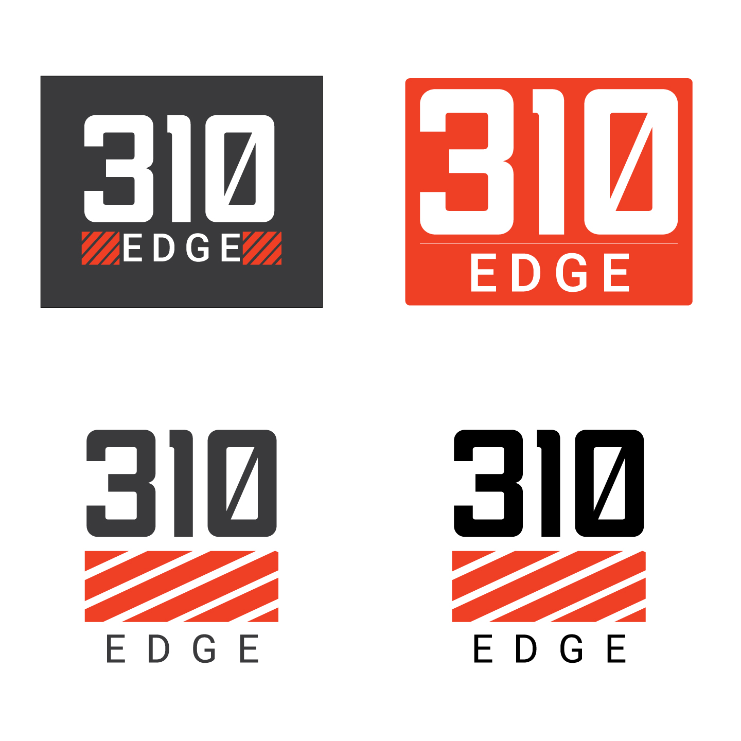 Modern, Professional Logo Design for 310 Edge. Tag line for the ...