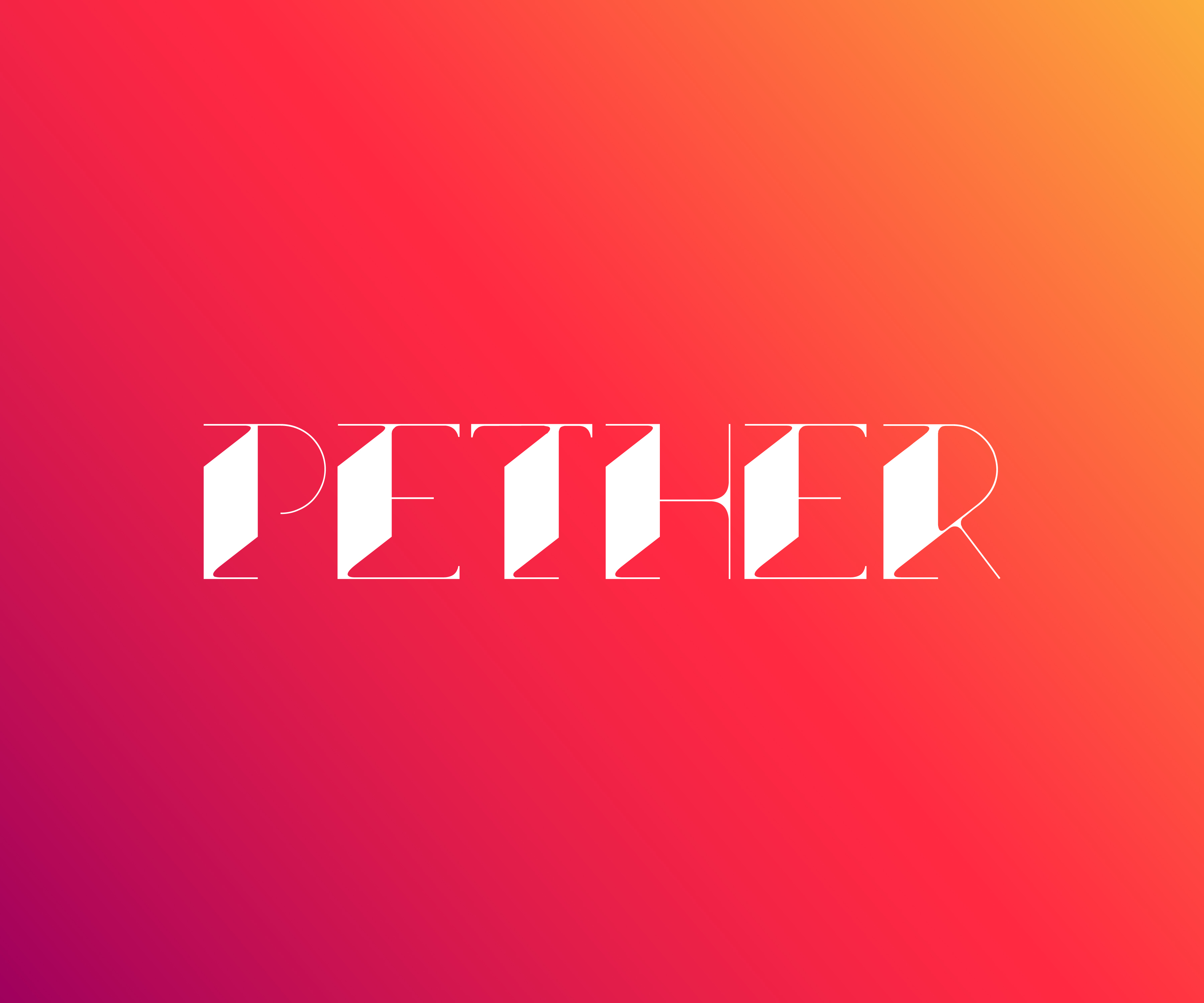 Serious, Modern, Software Service Logo Design for Pether by Indrawasih ...