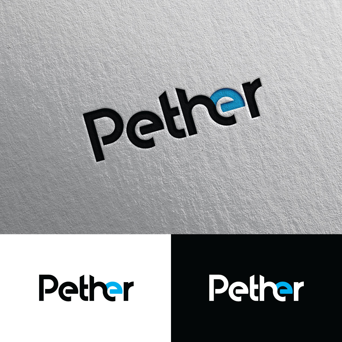 Serious, Modern, Software Service Logo Design for Pether by Rii ...