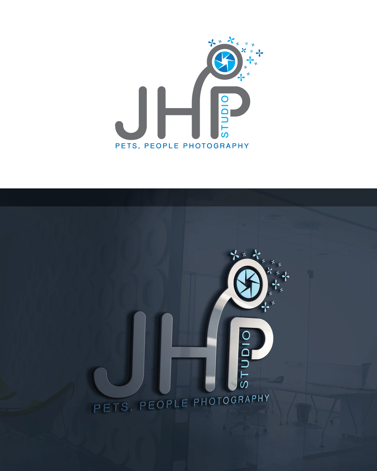 Playful, Upmarket, Portrait Photography Logo Design for JHP Studio Pets ...