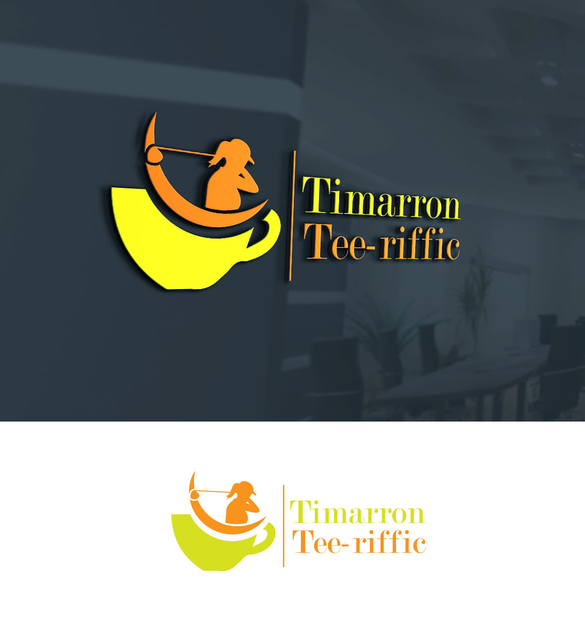 Logo Design for Timarron Tee-riffic by design new | Design #23464395