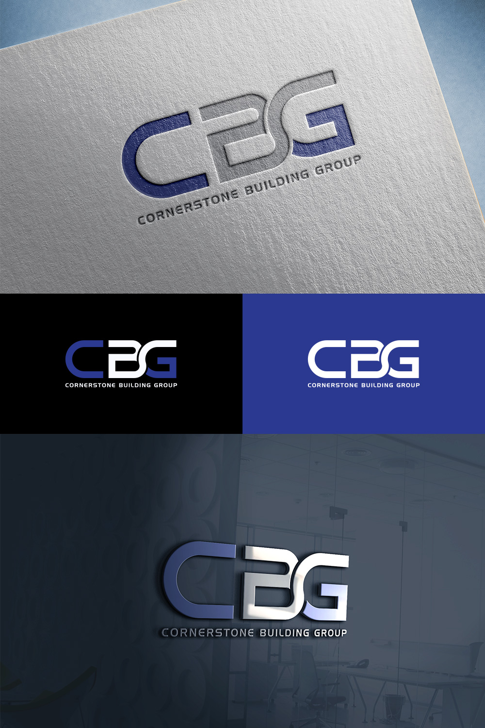 Masculine, Elegant Logo Design for Cornerstone Building Group by ...