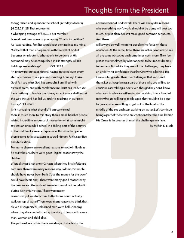 Personable, Elegant, Church Magazine Design for a Company by David ...