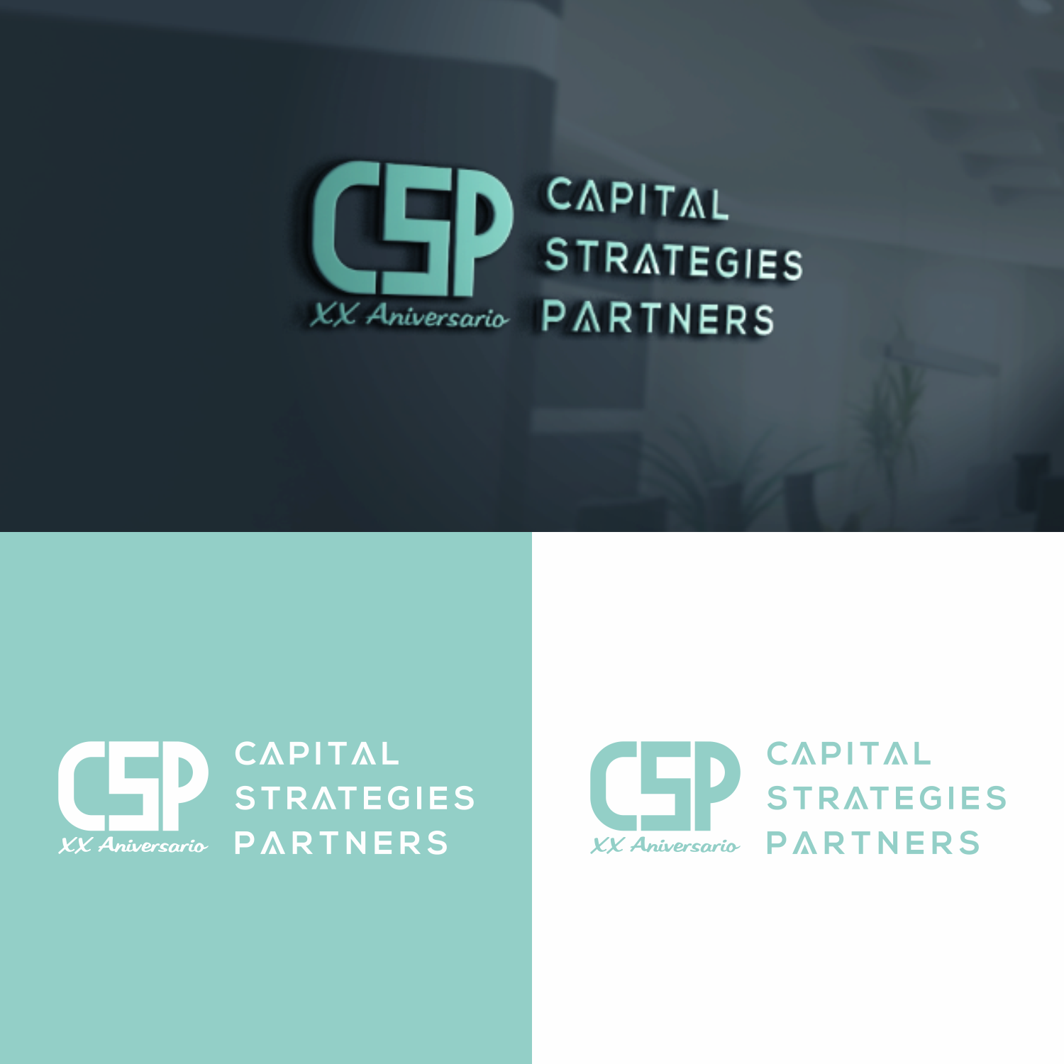 Logo Design for Capital Strategies Parners XX Aniversario by ZiangArt ...