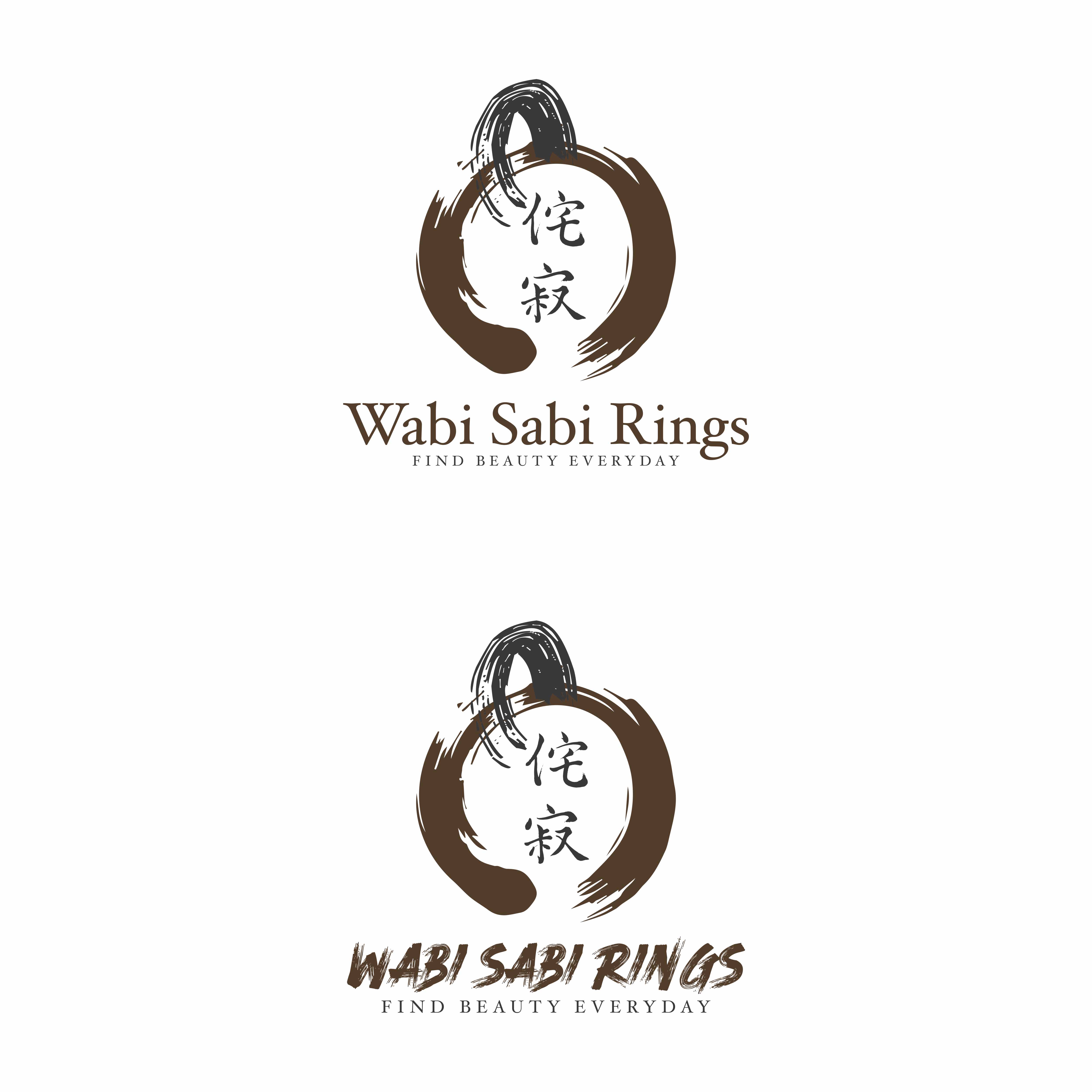 Elegant, Serious, Jewelry Logo Design for Wabi Sabi Rings. Find beauty ...