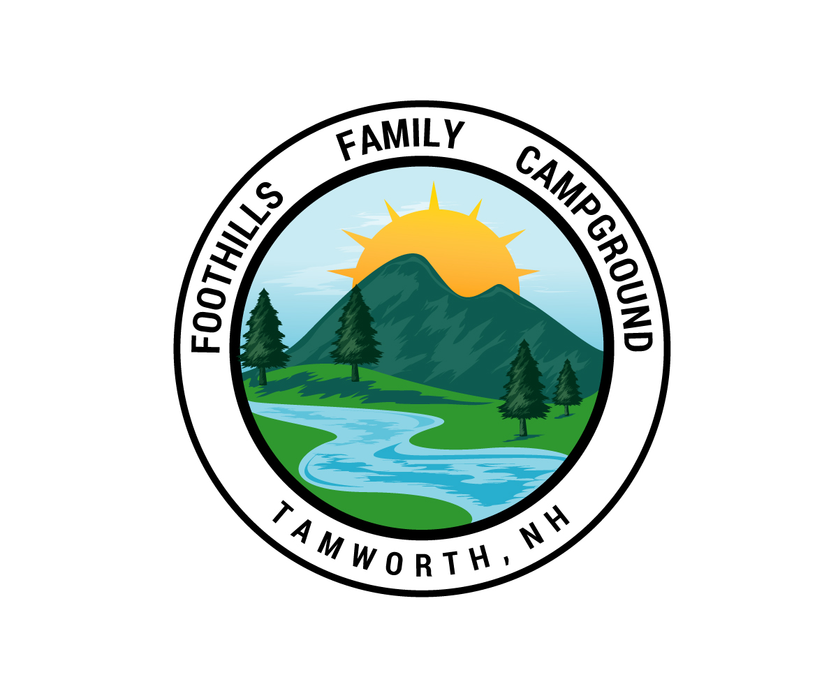 Logo Design for Foothills Family Campground, Tamworth, NH by Jay Design ...