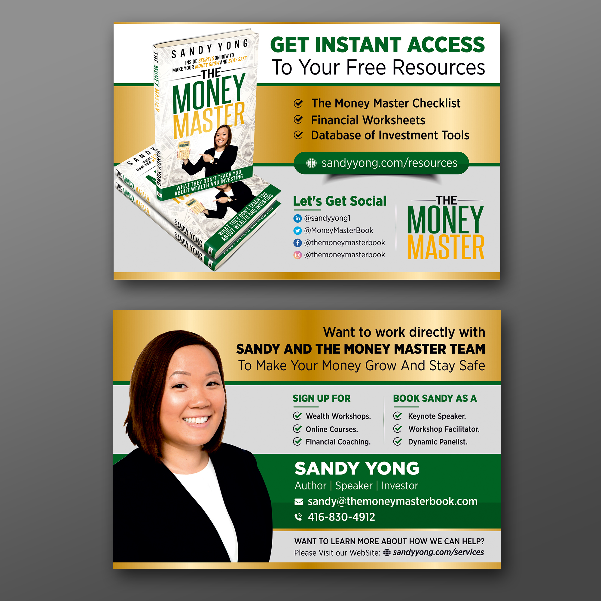 Modern, Professional, Financial Service Postcard Design for a Company ...