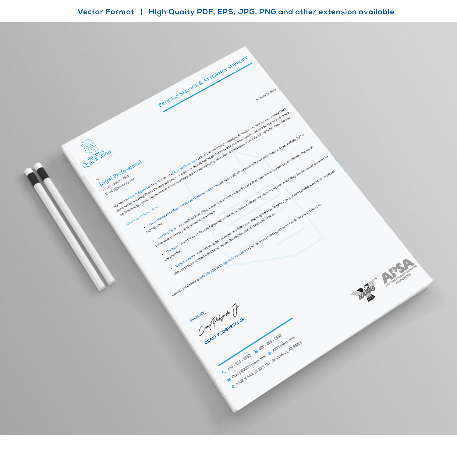 Modern, Professional Letterhead Design for a Company by Expert Designer ...
