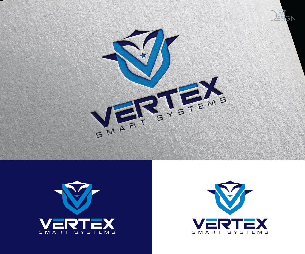 Serious, Modern, Security Service Logo Design for Vertex Smart Systems ...