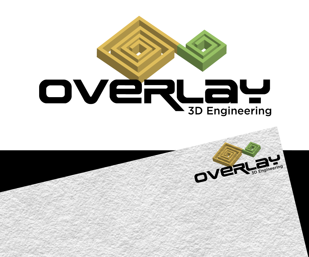 Logo Design for OVERLAY 3D Engineering by Jay Design | Design #23511843