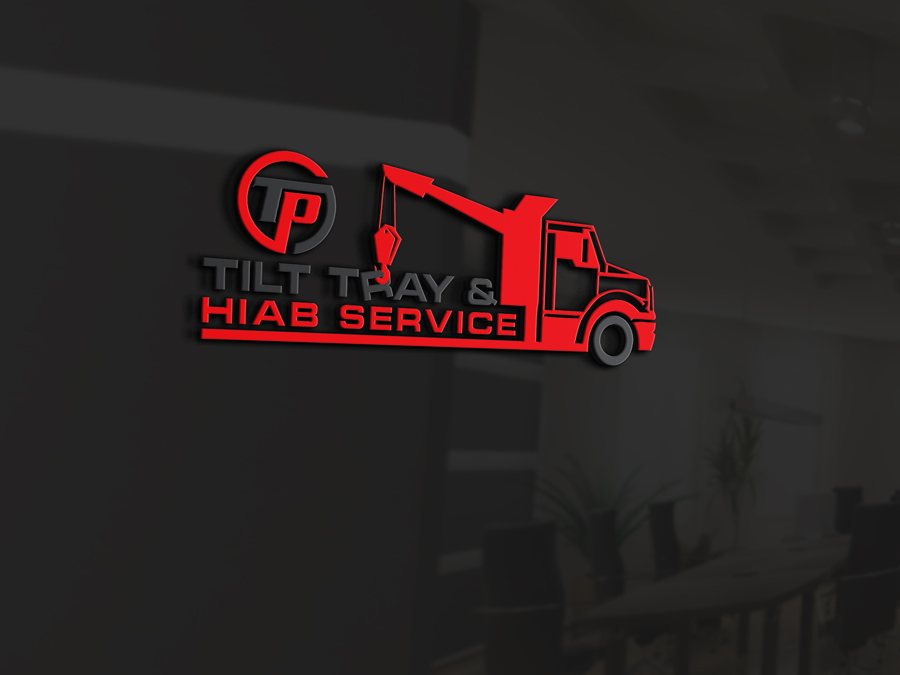 Logo Design for TP Tilt Tray & Hiab Service by the majestic design ...