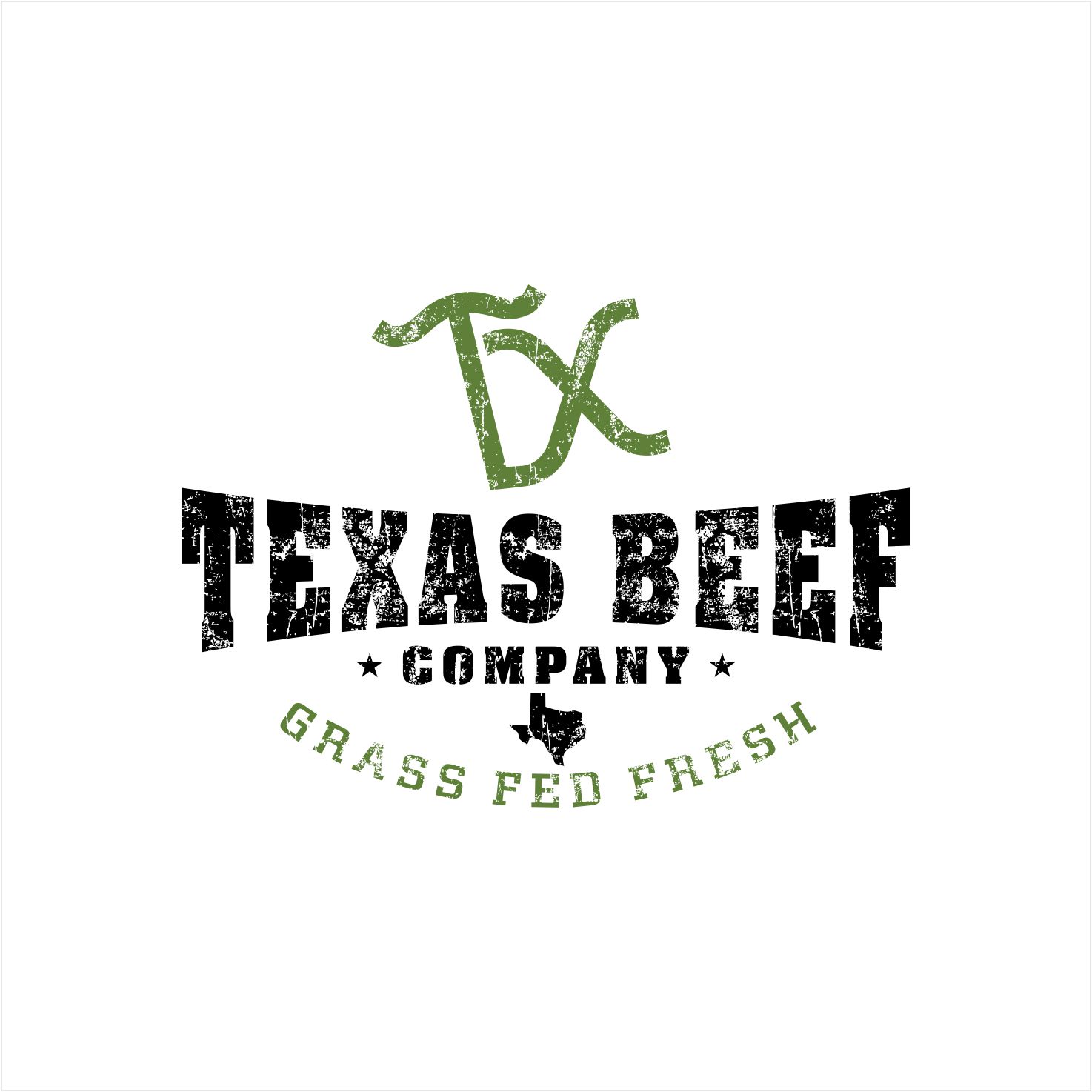 Modern, Professional Logo Design for TX Beef Co (tagline: Farm Fresh to ...