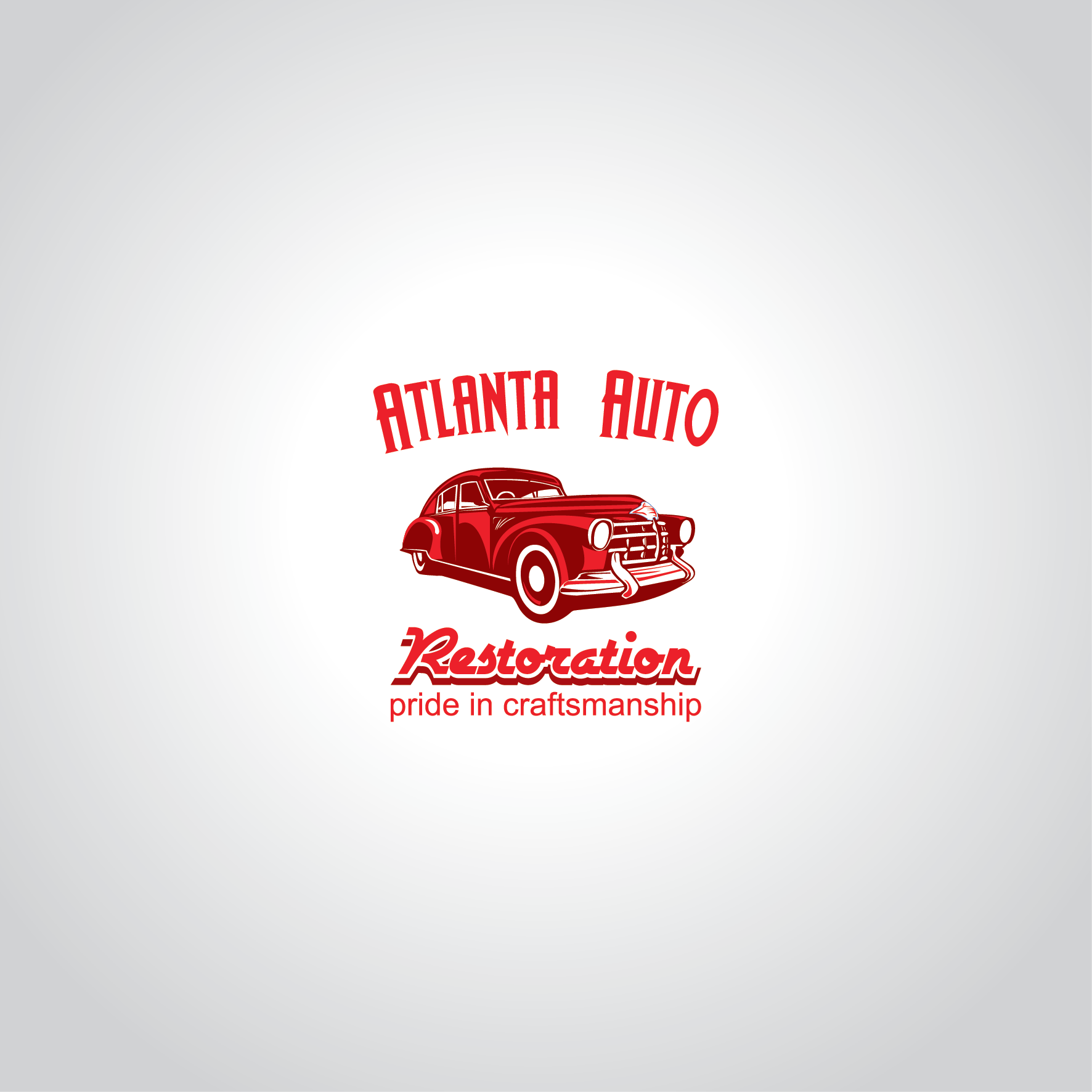 Professional, Upmarket Logo Design for Atlanta Auto Restoration,pride ...