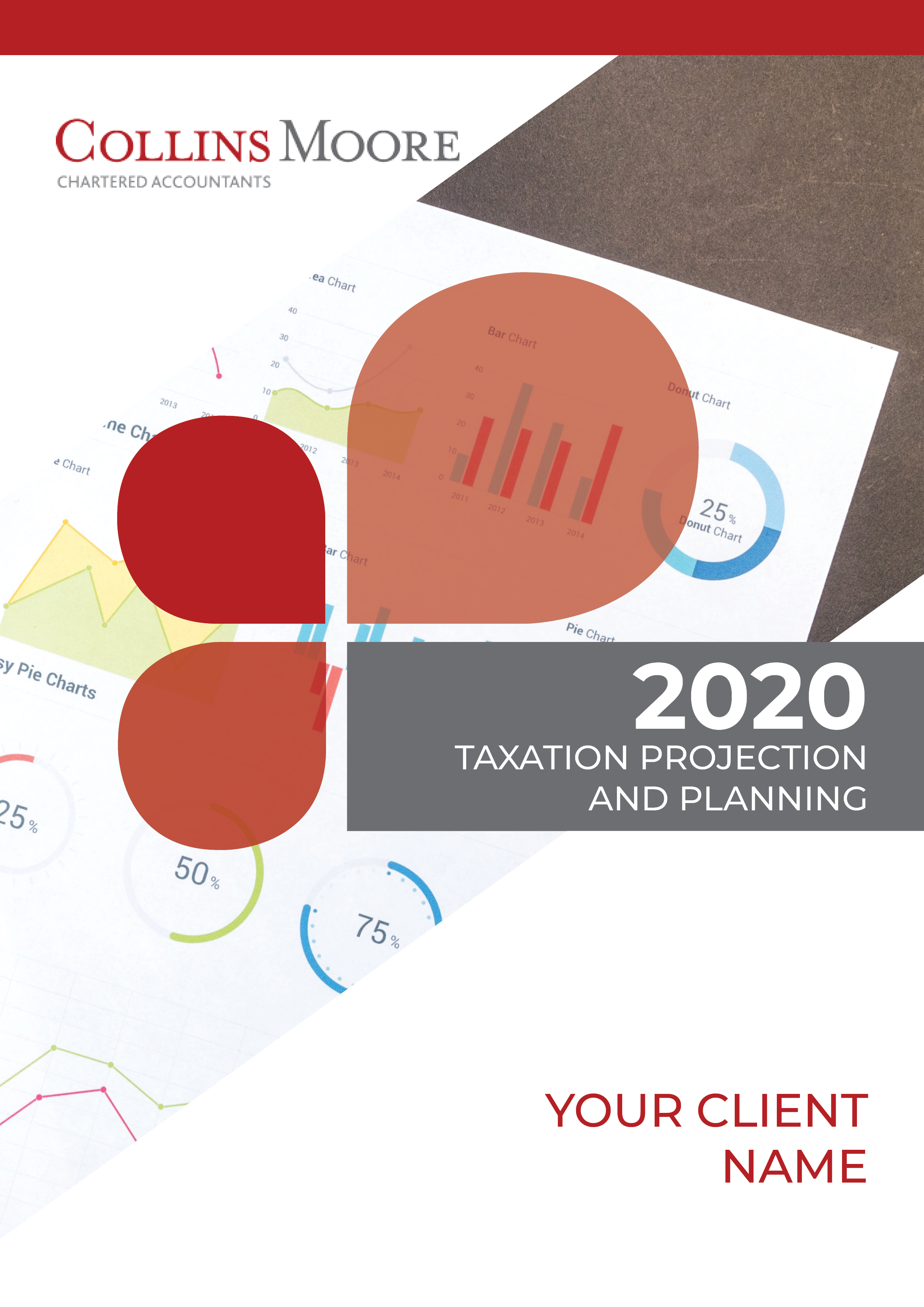 Upmarket, Professional, Accounting Word Template Design for a Company ...