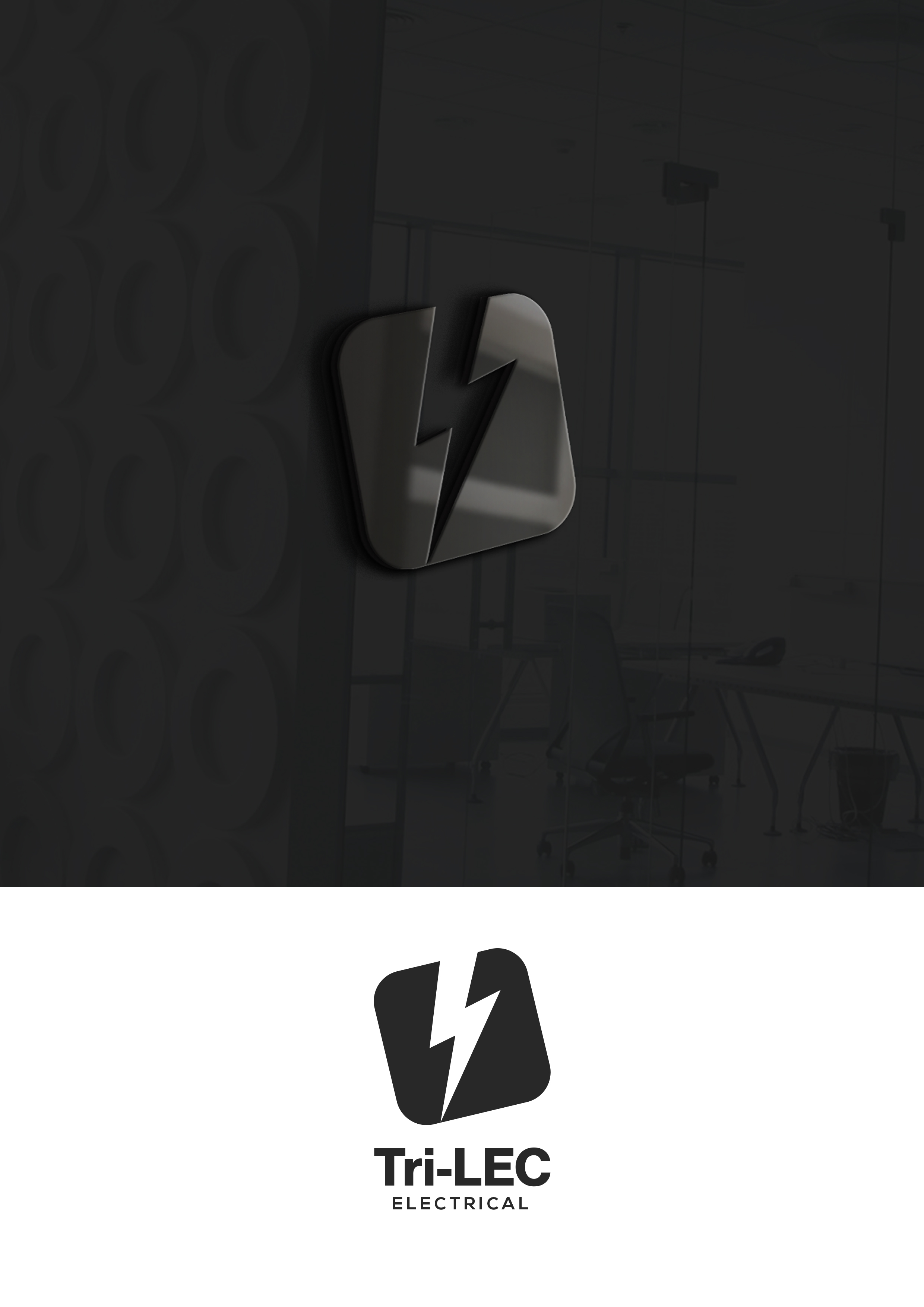 Logo Design for Tri-LEC Electrical by fallingpixels | Design #23532238