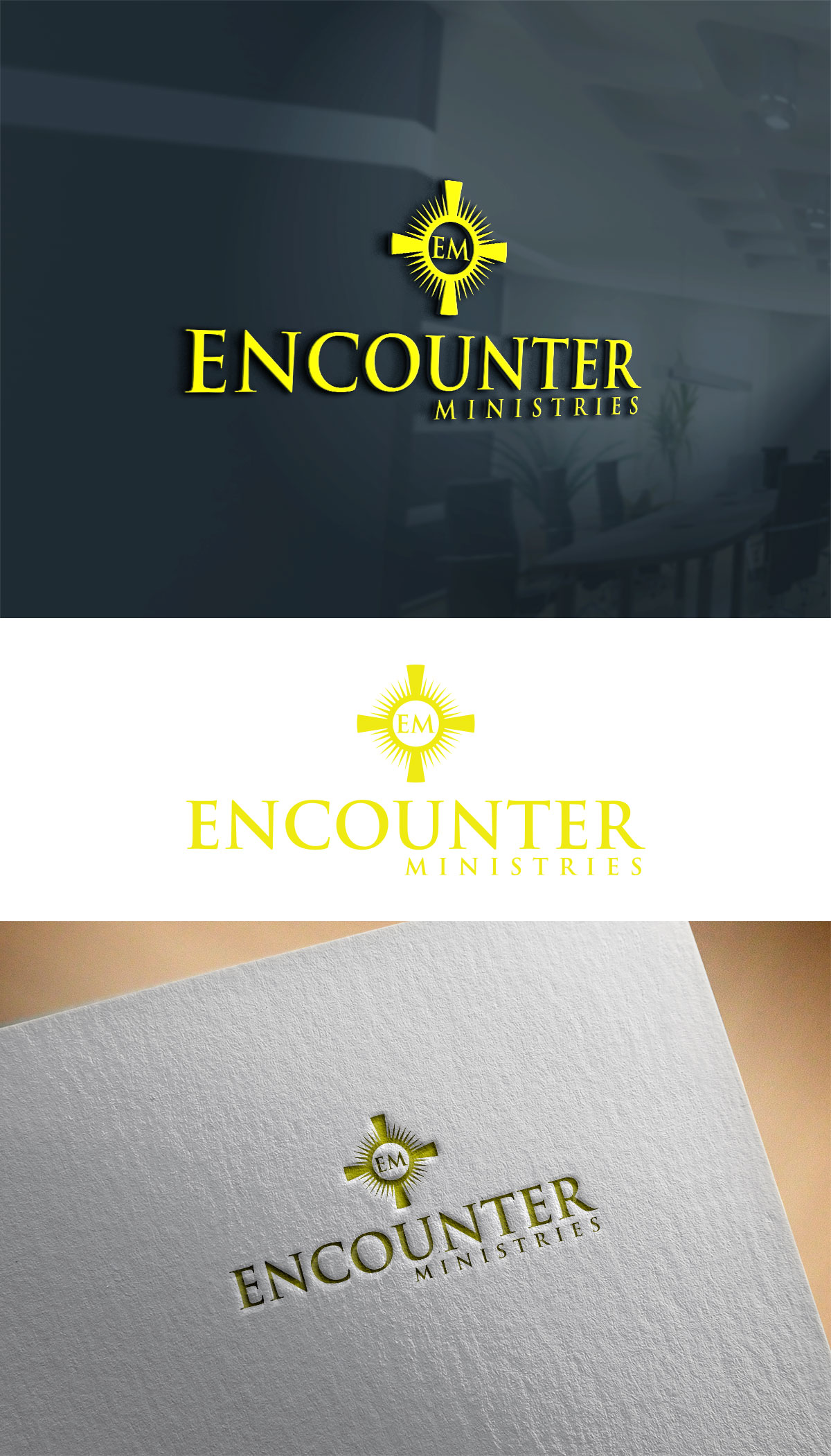 Elegant, Playful, Church Logo Design for ENCOUNTER MINISTRIES by ...