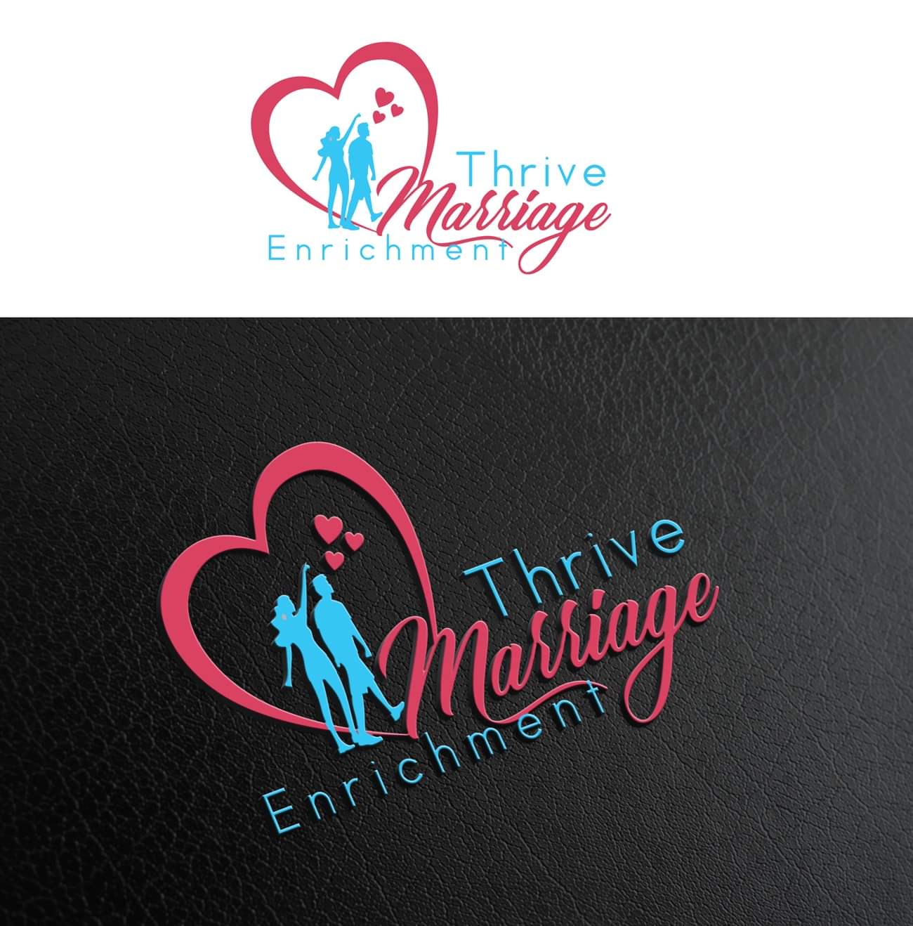 Playful, Modern Logo Design for Thrive Marriage Enrichment by pd ...