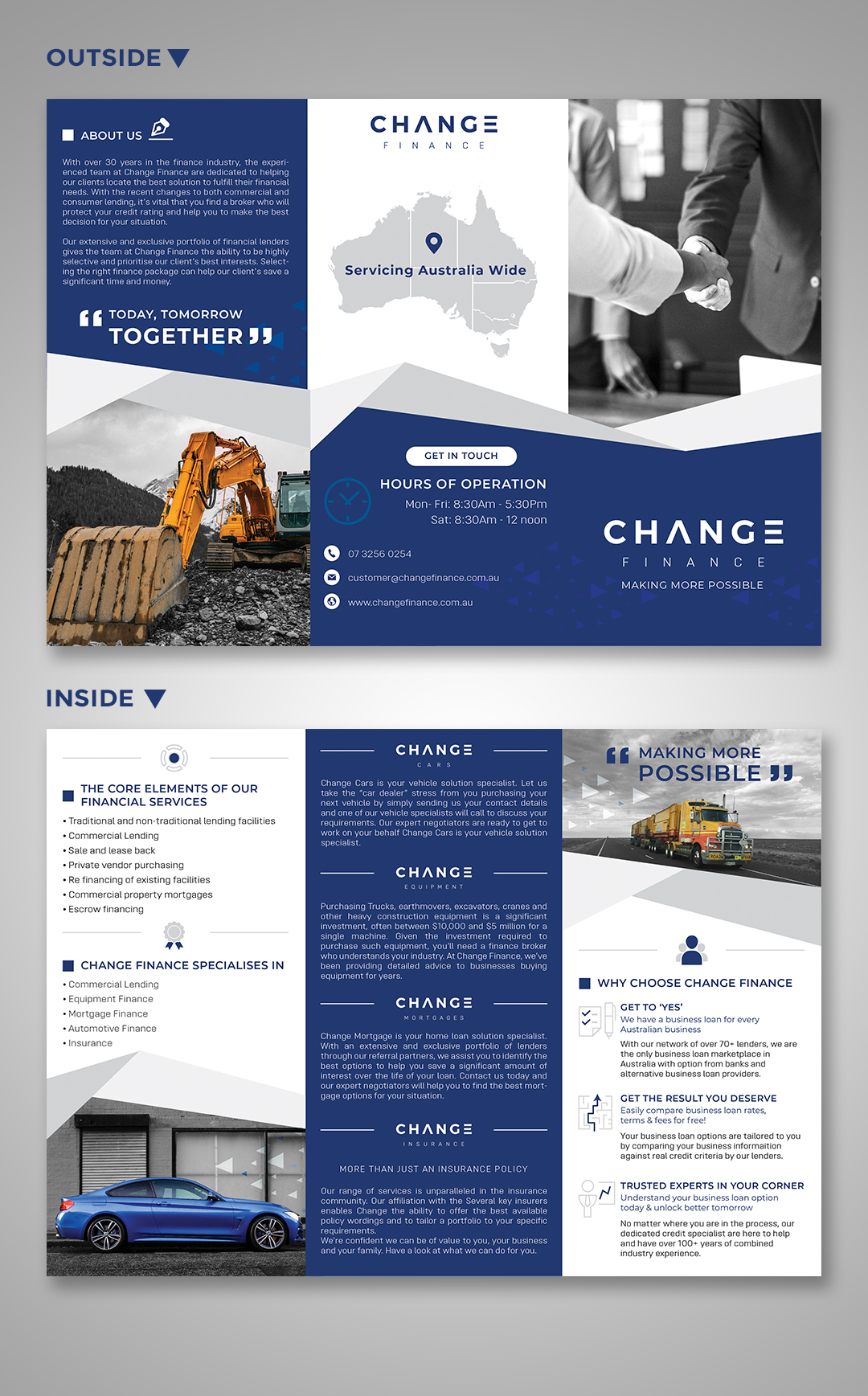 Professional, Elegant, Finance Brochure Design for ONYX by CG PRITAM ...