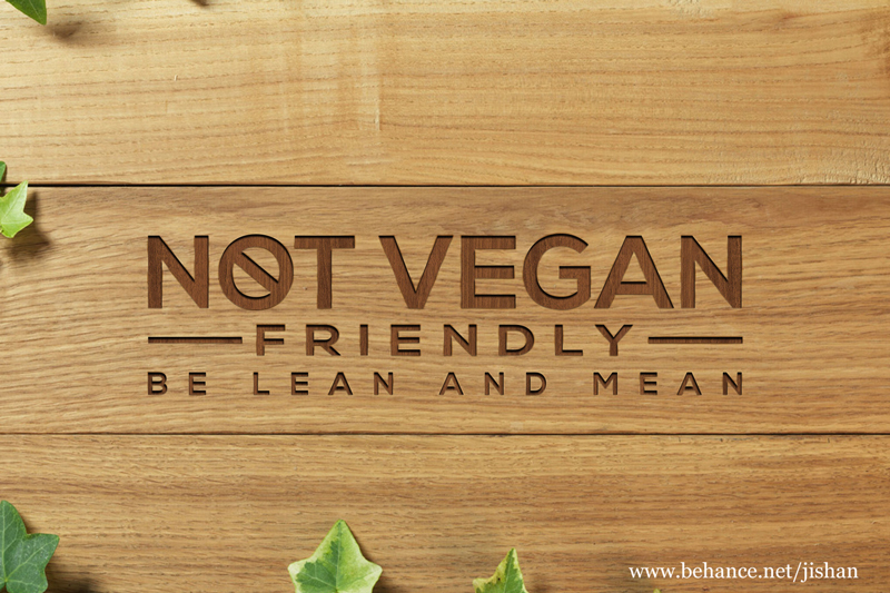 Bold, Professional Logo Design for Not Vegan Friendly by ovinondon627 ...