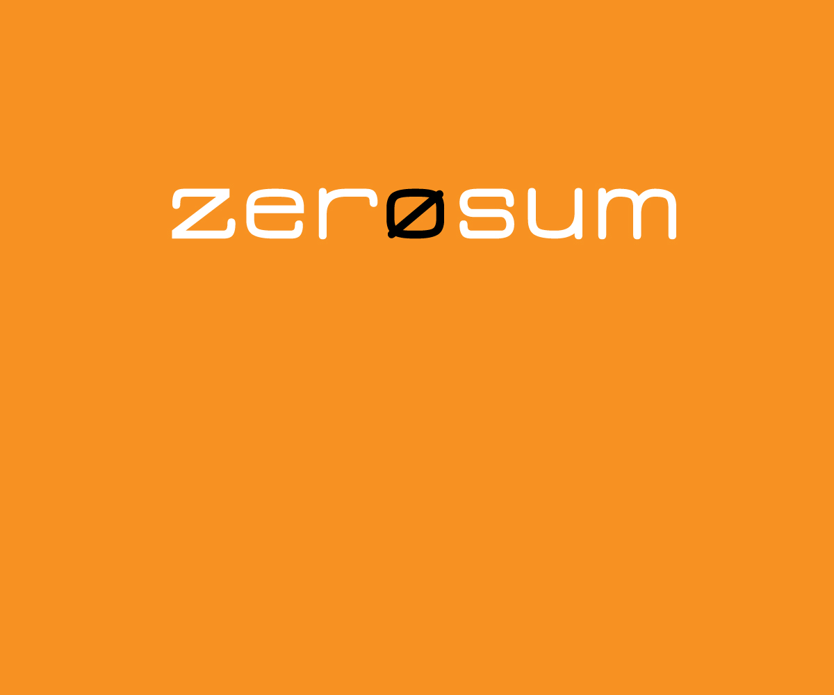 Bold, Playful, Apparel Store Logo Design for Zero Sum Apparel or Zero ...