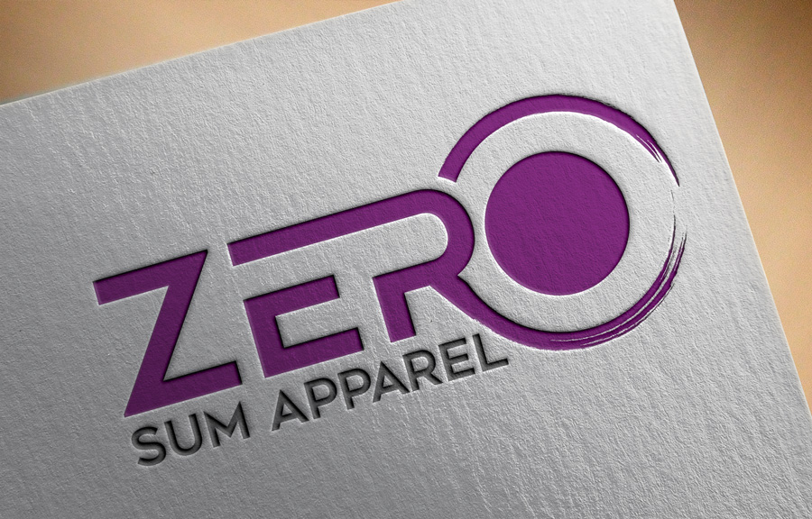 Bold, Playful, Apparel Store Logo Design for Zero Sum Apparel or Zero ...