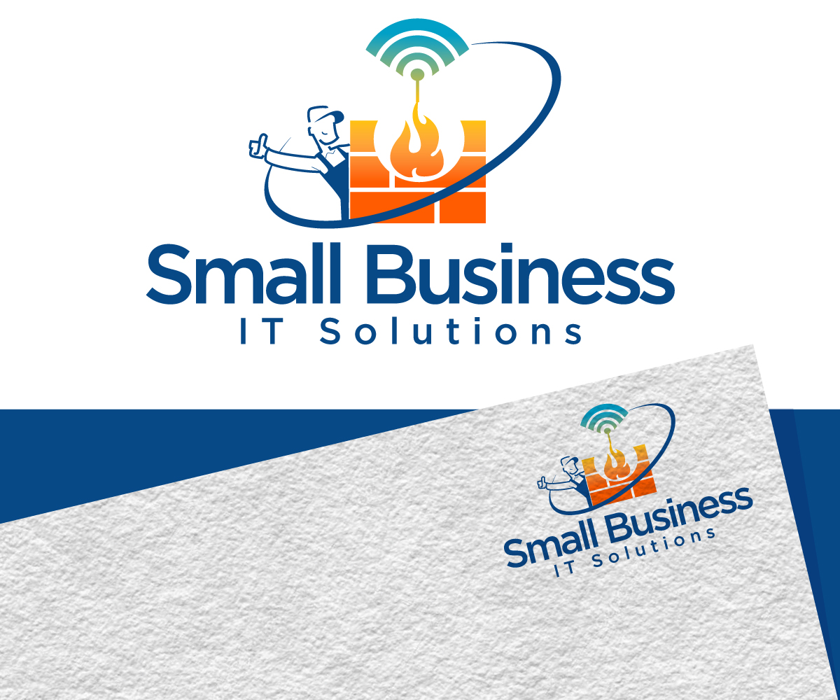 Bold, Modern Logo Design for Small Business IT Solutions by Jay Design ...