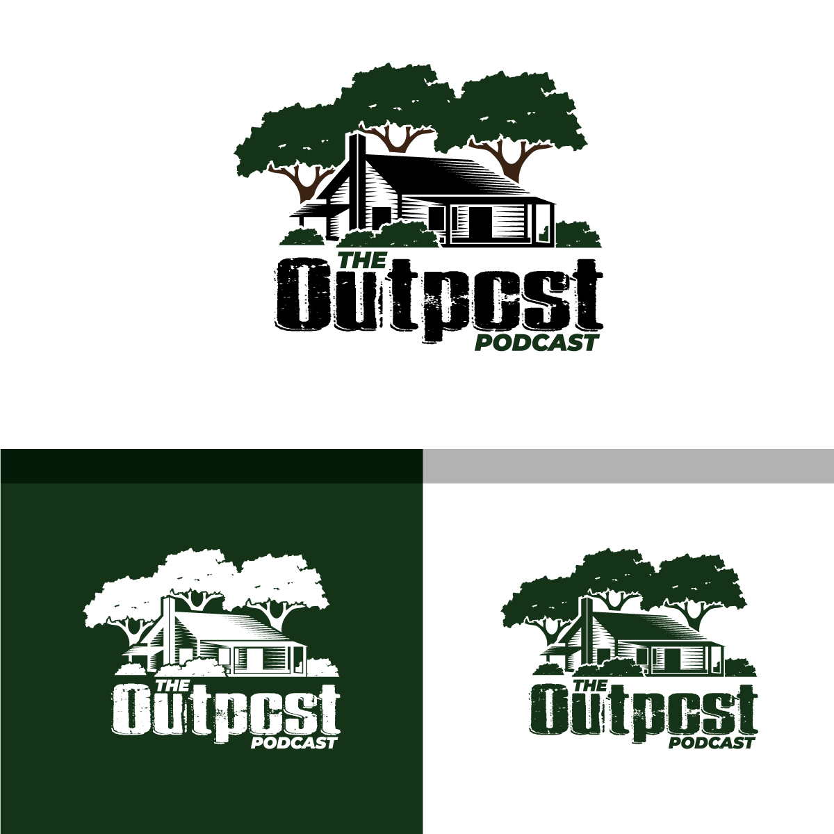 Traditional, Bold Logo Design for The Outpost Radio Podcast Network and ...
