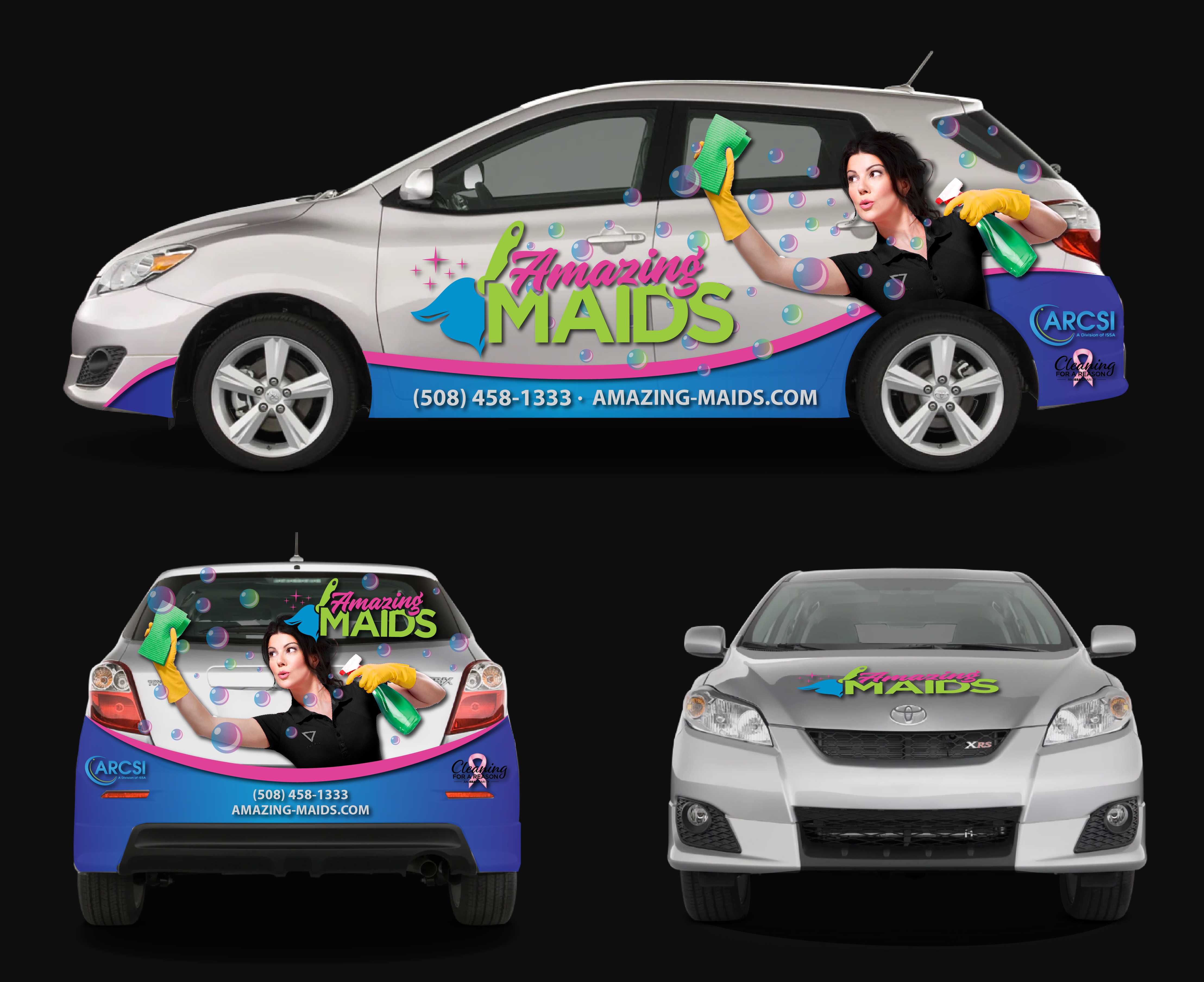 Modern, Elegant, House Cleaning Car Wrap Design for CleanlyPro, Inc. by ...