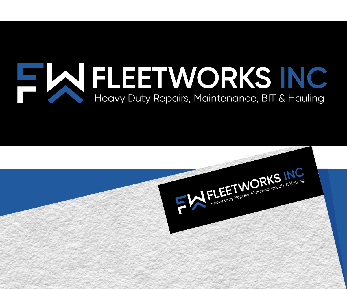 Serious, Modern, Truck Repair Logo Design for FLEETWORKS INC "Heavy ...