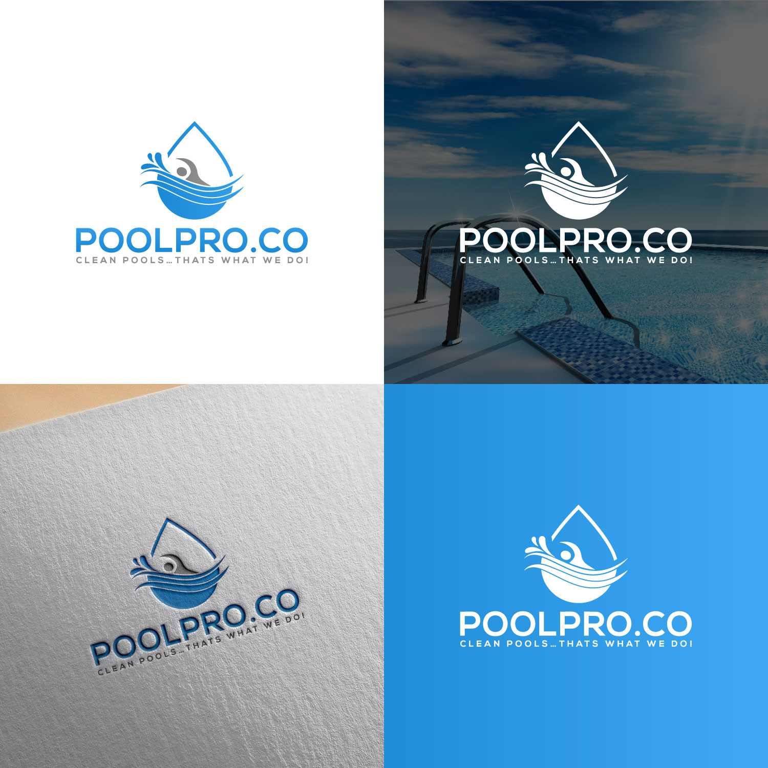 Modern, Bold, Pool Service Logo Design for poolpro.co by JAHID BIN ...