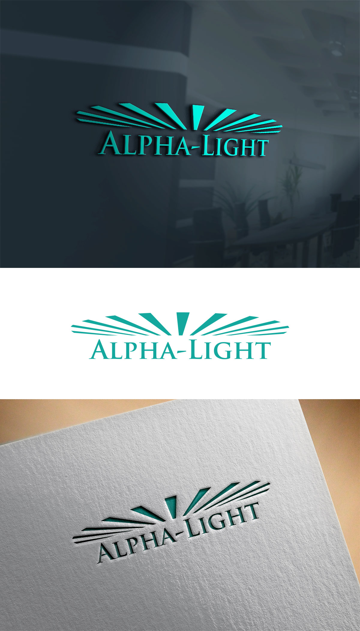 Logo Design for Alpha-Light by logograph | Design #23623380